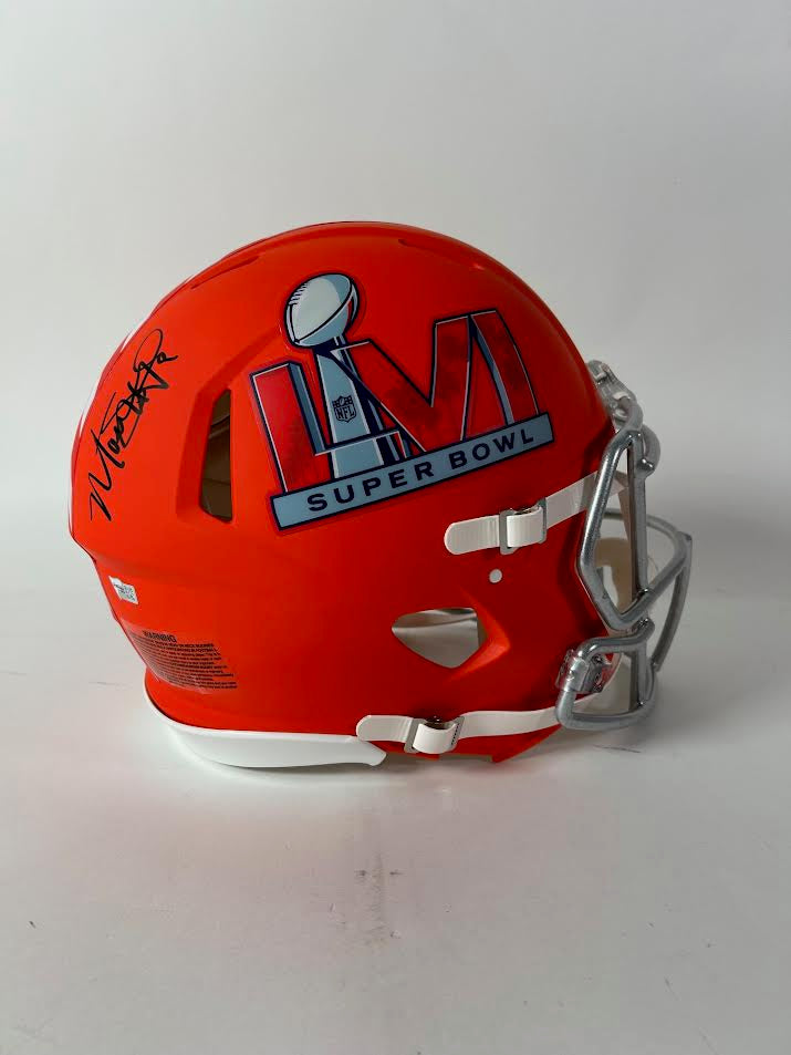Matthew Stafford Autographed Super Bowl LVI Helmet Fanatics COA - Rams ...