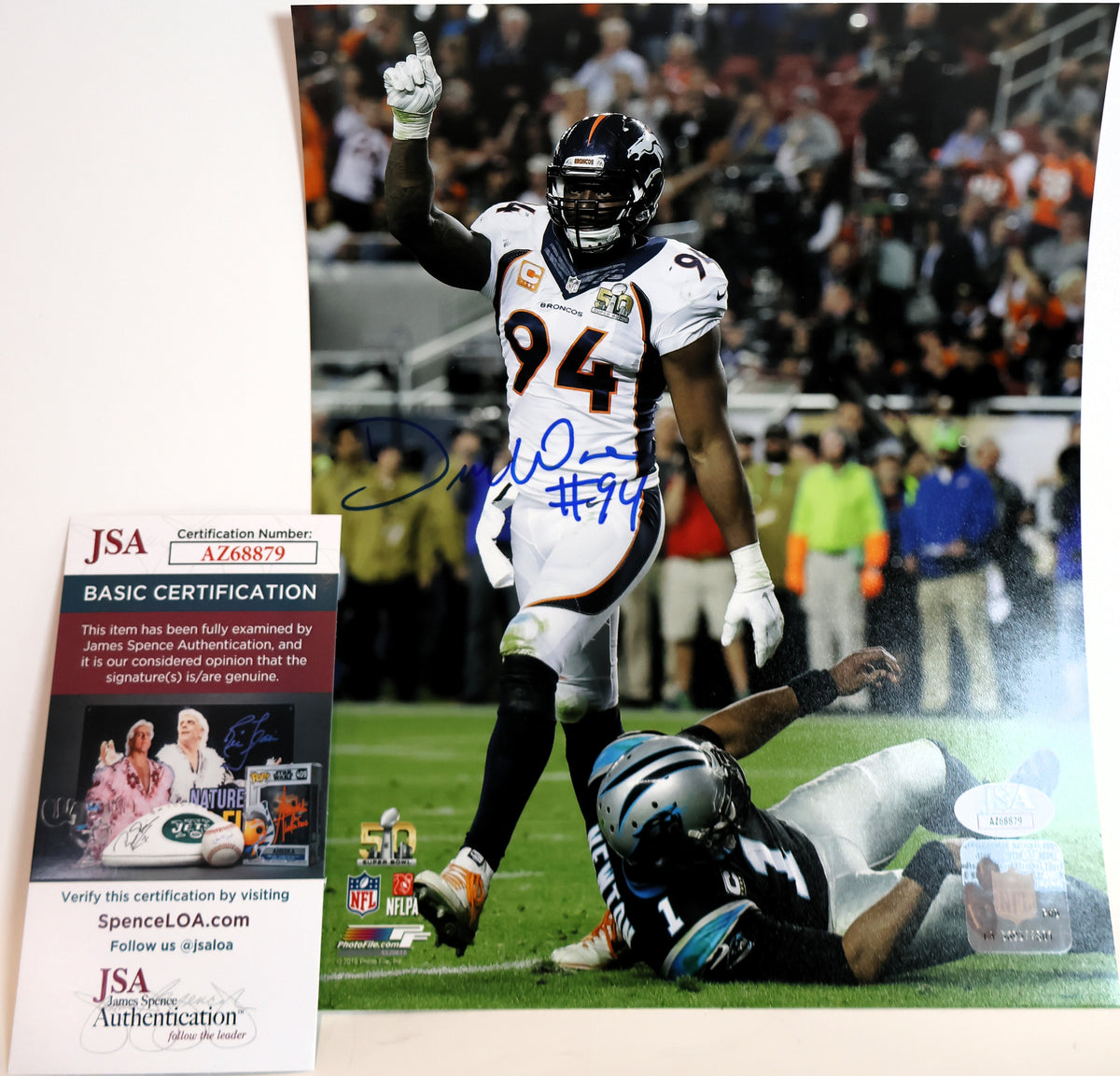 DeMarcus Ware Autographed 8x10 Photograph (James Spence COA) – Latitude ...