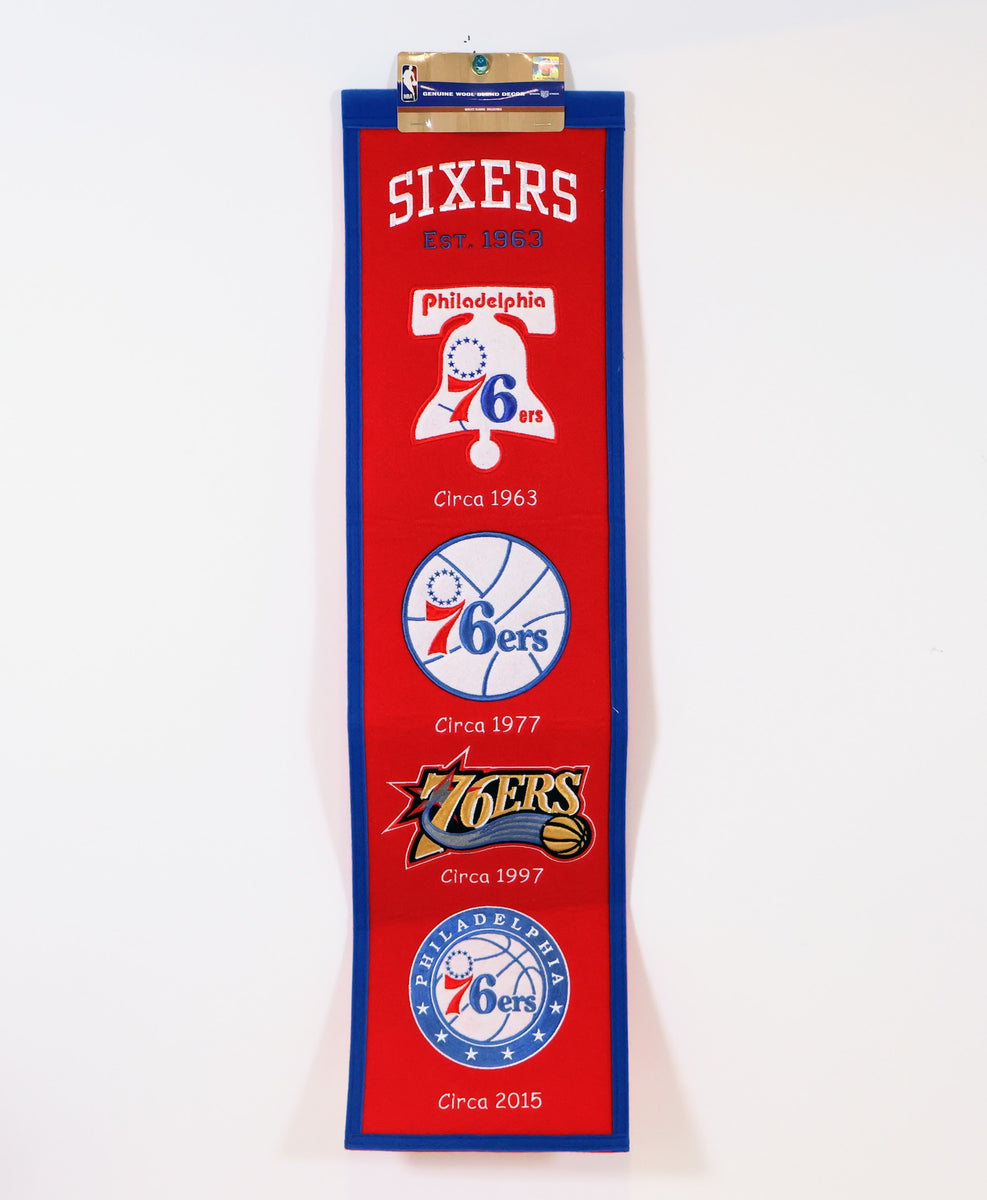 Philadelphia 76ers Heritage Banner – Latitude Sports Marketing