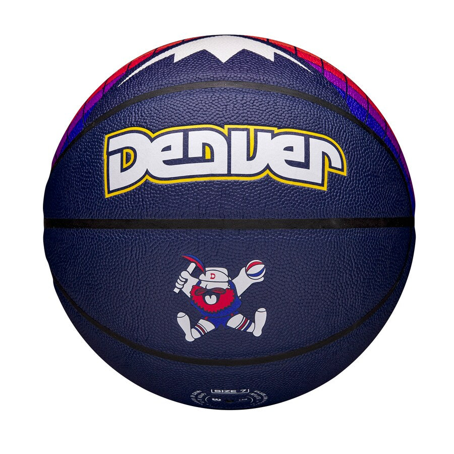 Denver Nuggets Unsigned 75th Anniversary City Edition Basketball ...